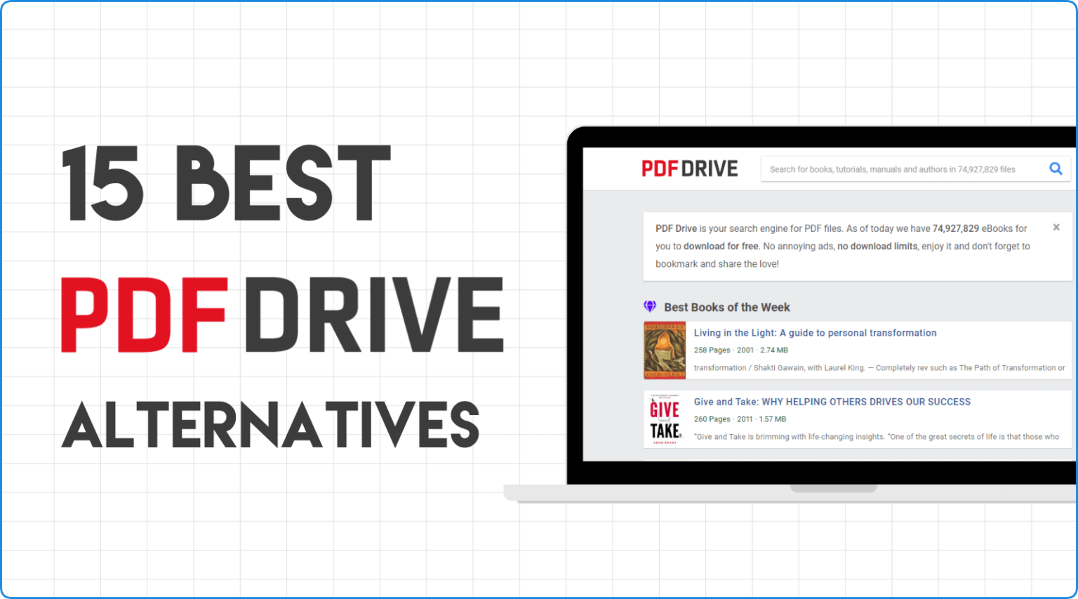 15 Best PDF Drive Alternatives for FREE PDF Files (2024)